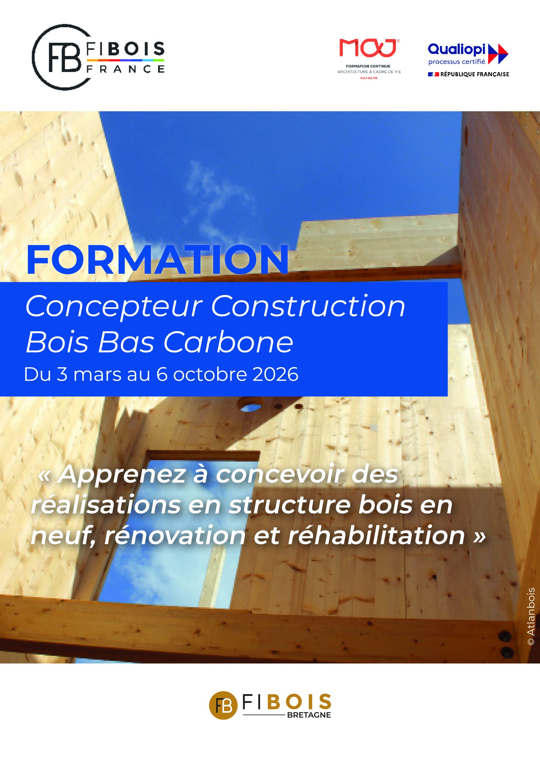 Formation « Concepteur Construction Bois Bas Carbone » - Fibois Bretagne